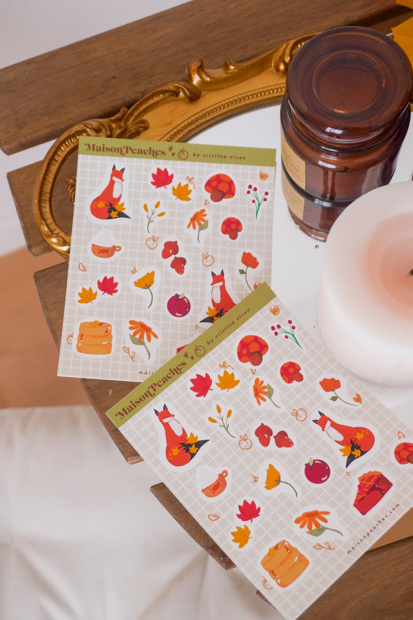 Autumn Cottagecore Sticker Set - Maison Peaches