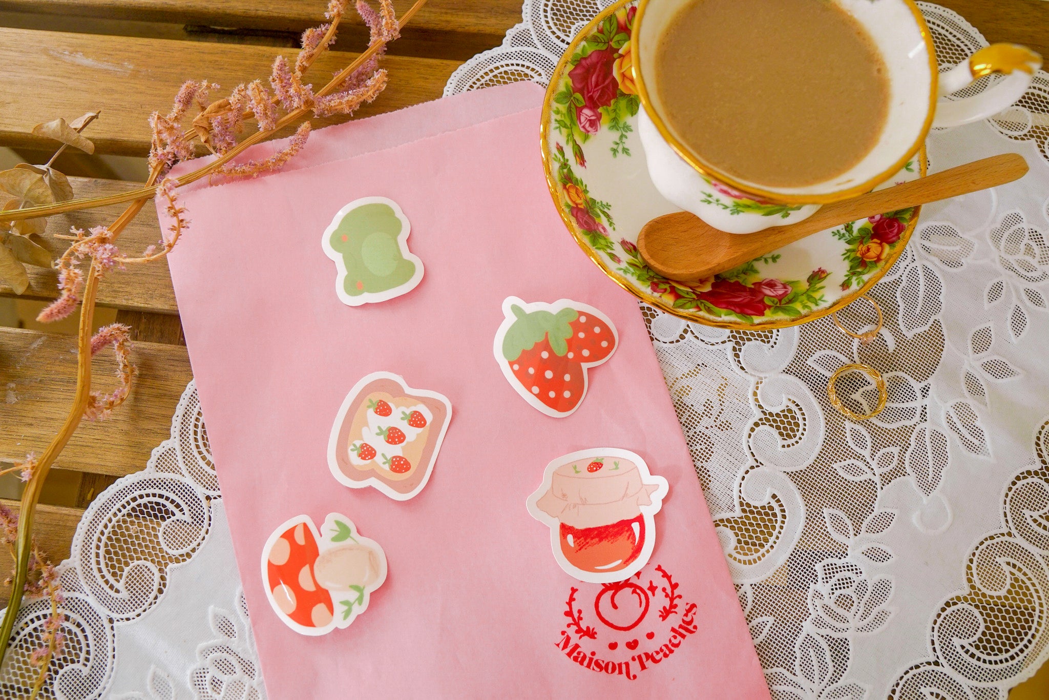 Cottage Core Sticker Set - Maison Peaches